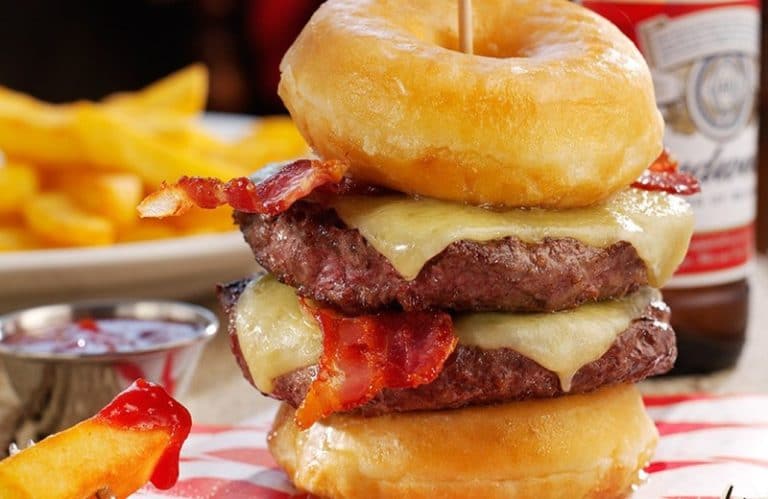 Donut burger Donut burger