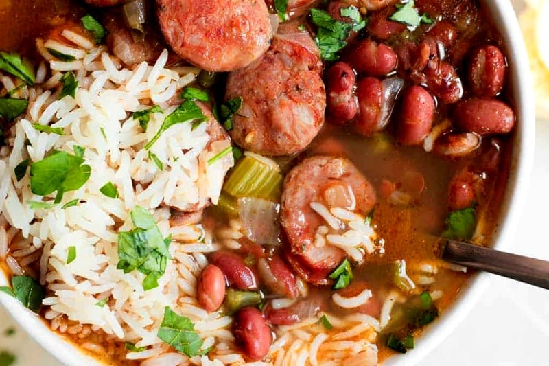 Haricots rouges et riz (cuisine américaine)