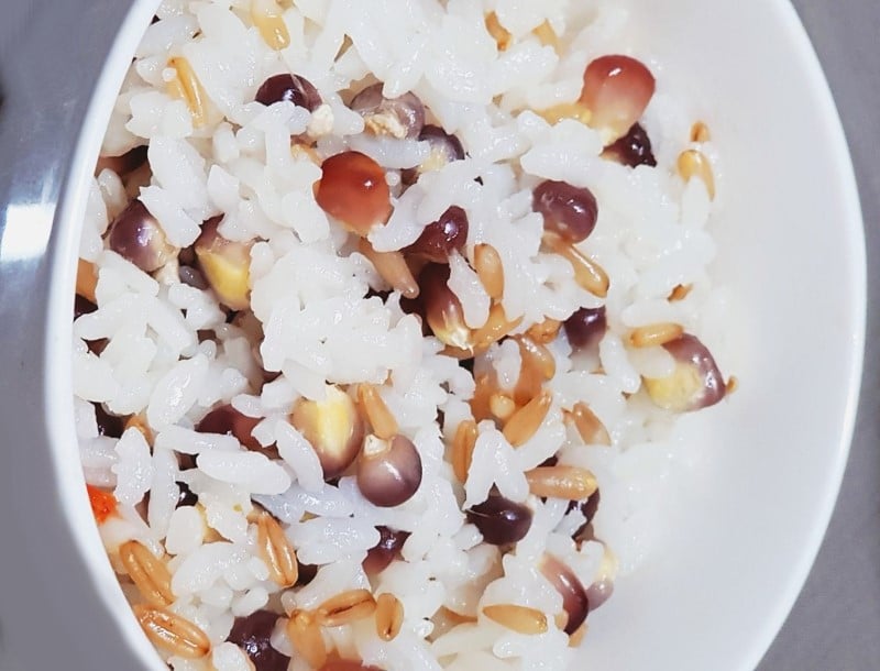 Riz aux haricots rouges (cuisine asiatique)