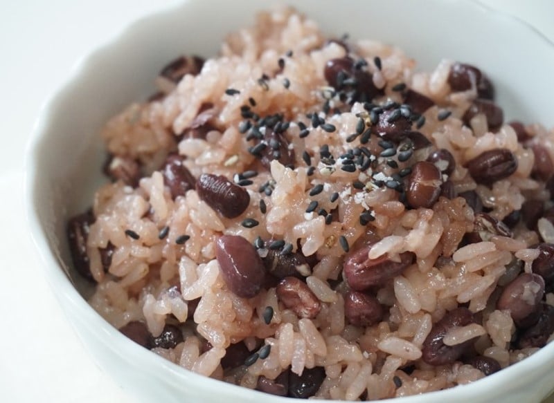 Riz aux haricots rouges (cuisine asiatique)