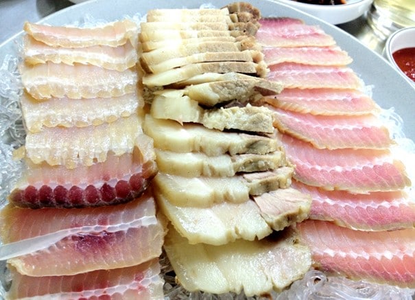 Hongeo-hoe (cuisine coréenne)